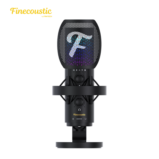 Fantech WFM1 Finecoustic Resono Wireless RGB Condenser Microphone 2 ...